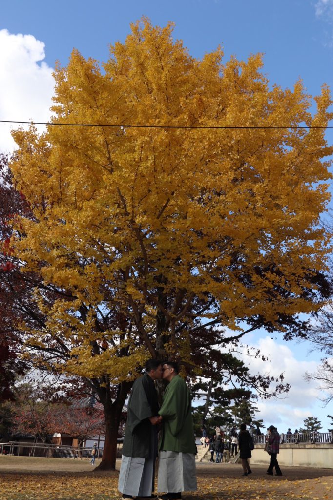 The unconventional couple from Taiwan | News| Nara in Kimono rental ...