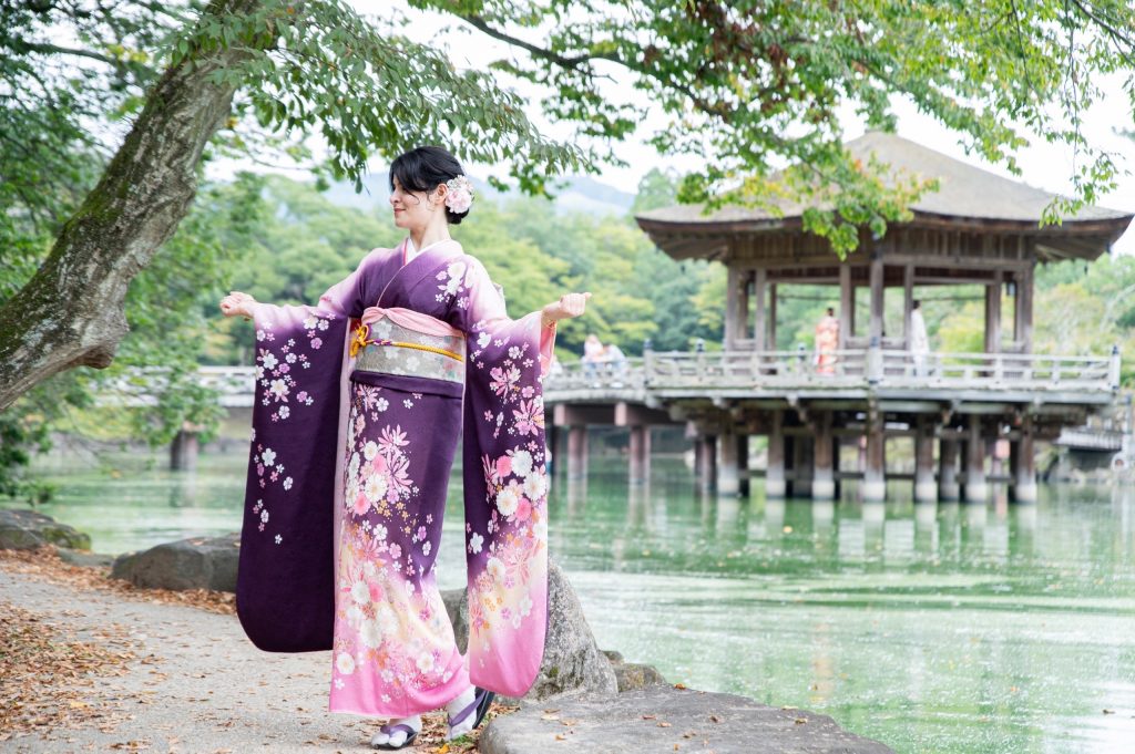 Outdoor location shooting📷 | Blogs and Testimonials | Nara in Kimono ...